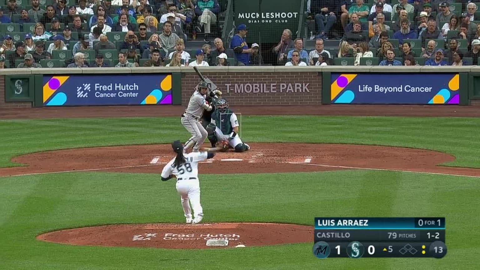 Luis Castillo K's Luis Arraez 6/14/23 | 06/14/2023 | MLB.com