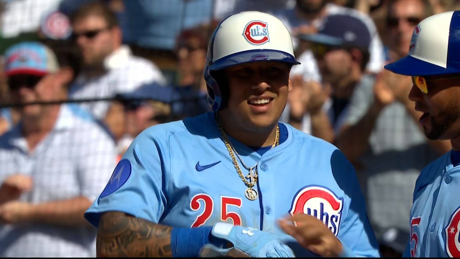 Moisés Ballesteros empuja con su 1er hit en MLB | 16/05/2025 | Los Cubs ...