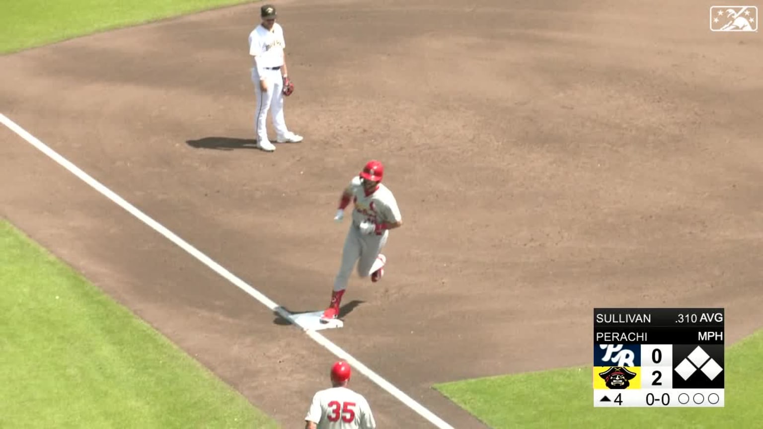 William Sullivan hits his first professional home run | 09/03/2023 ...