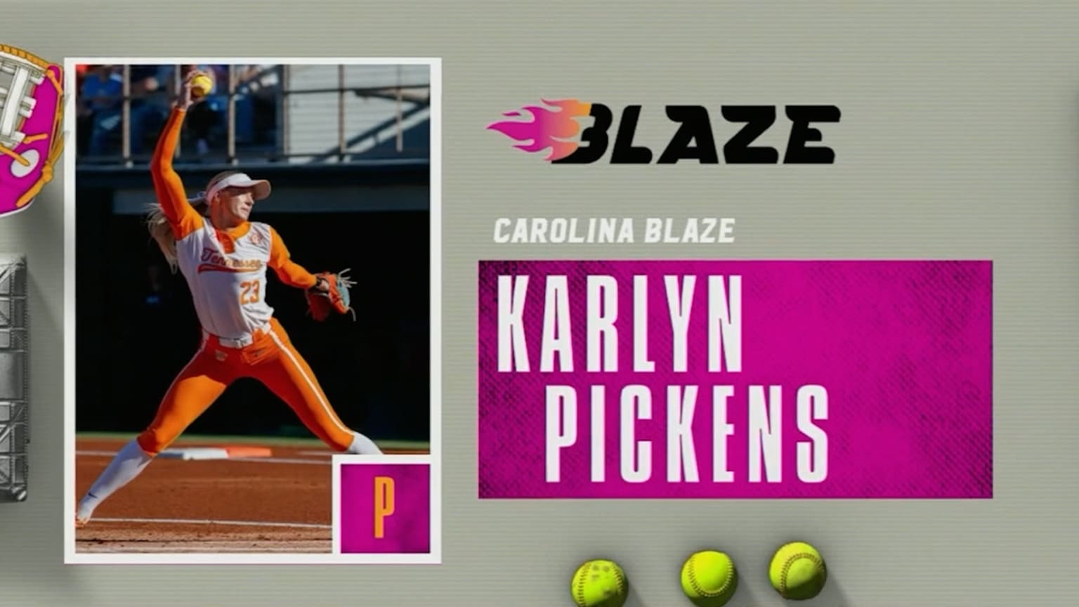 Karlyn Pickens goes No. 1 overall in AUSL Draft | 05/05/2026 | MLB.com