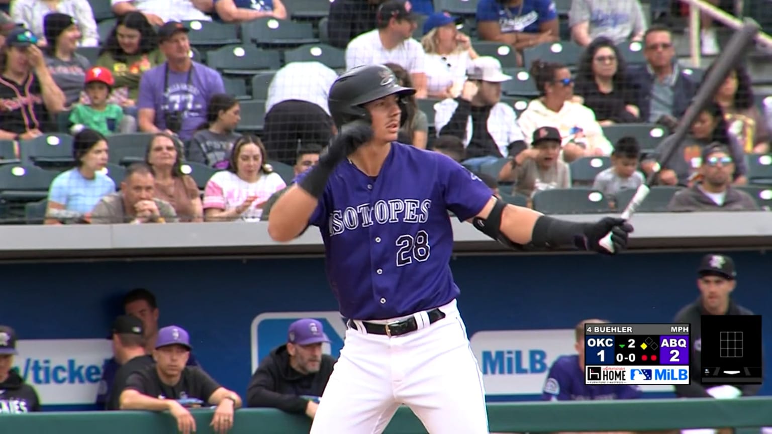 Jordan Beck delivers a three-hit, four-RBI game | 04/25/2024 | Colorado Rockies