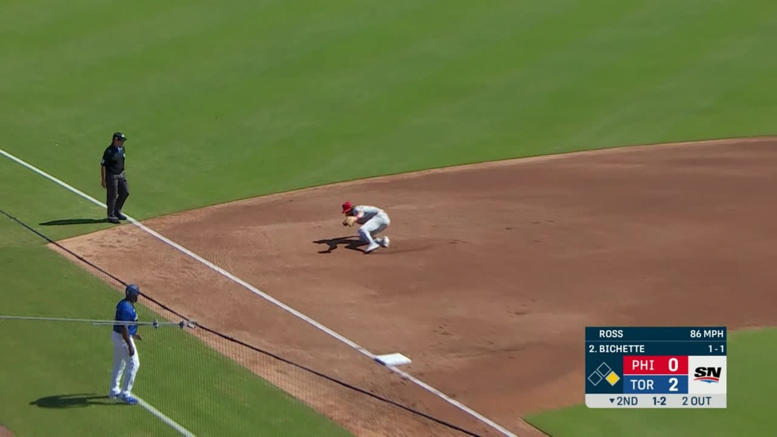 Alec Bohm's diving play | 02/26/2025 | Philadelphia Phillies