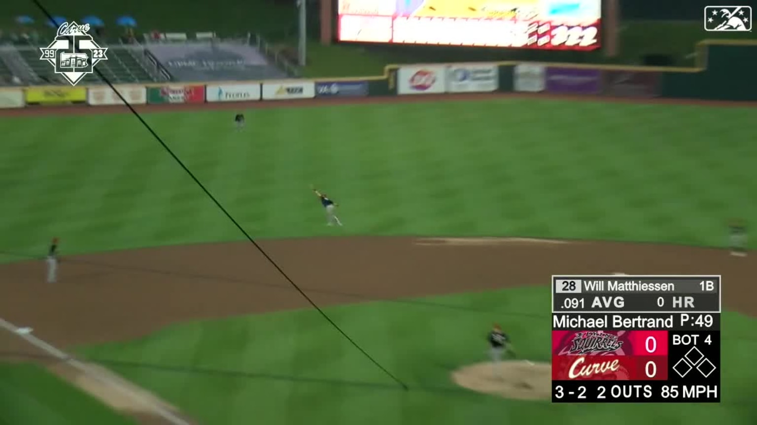 Shane Matheny makes impressive leaping catch | 08/05/2023 | MLB.com