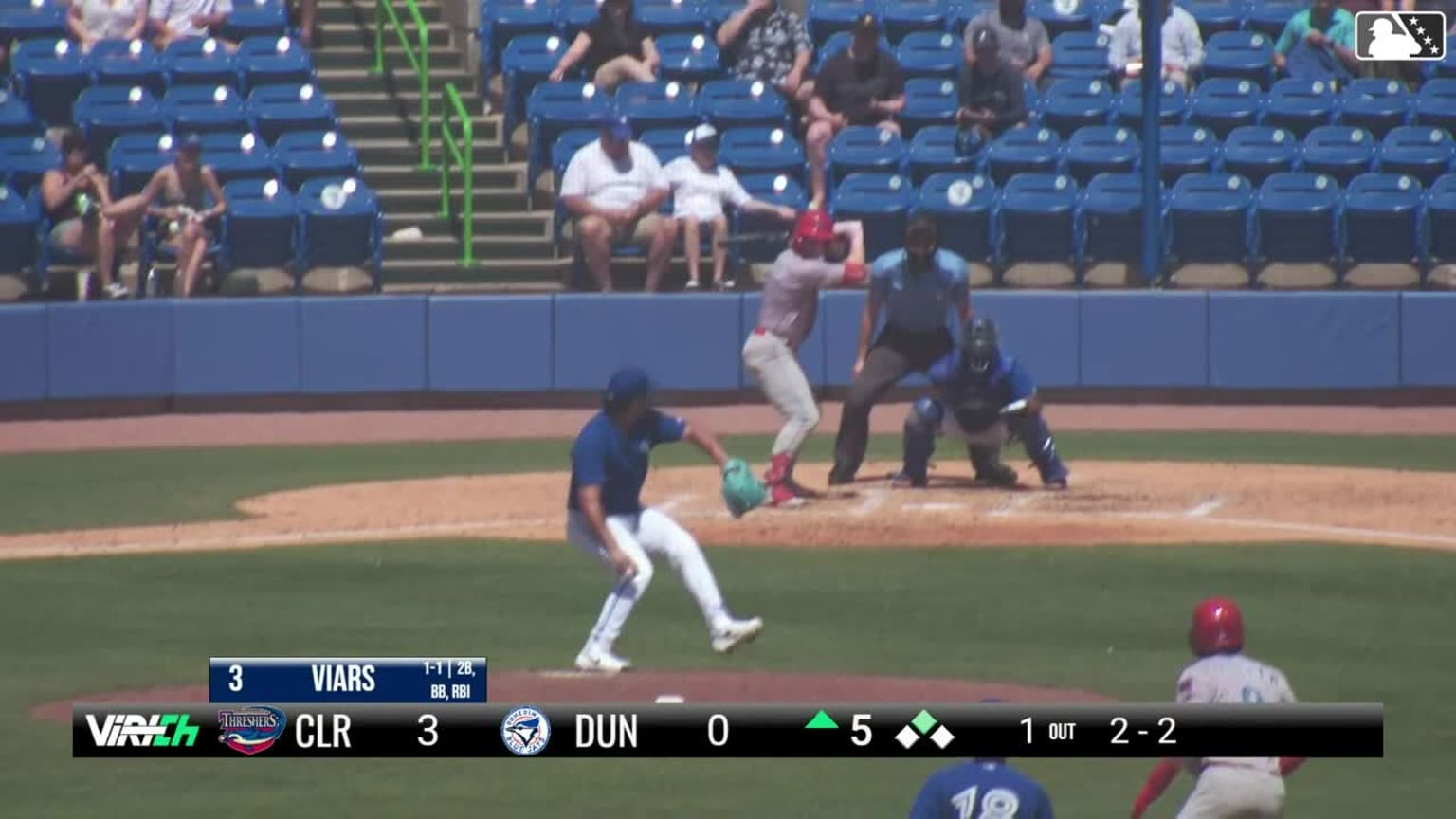 Jordan Viars' first homer of the season | 04/17/2024 | MLB.com