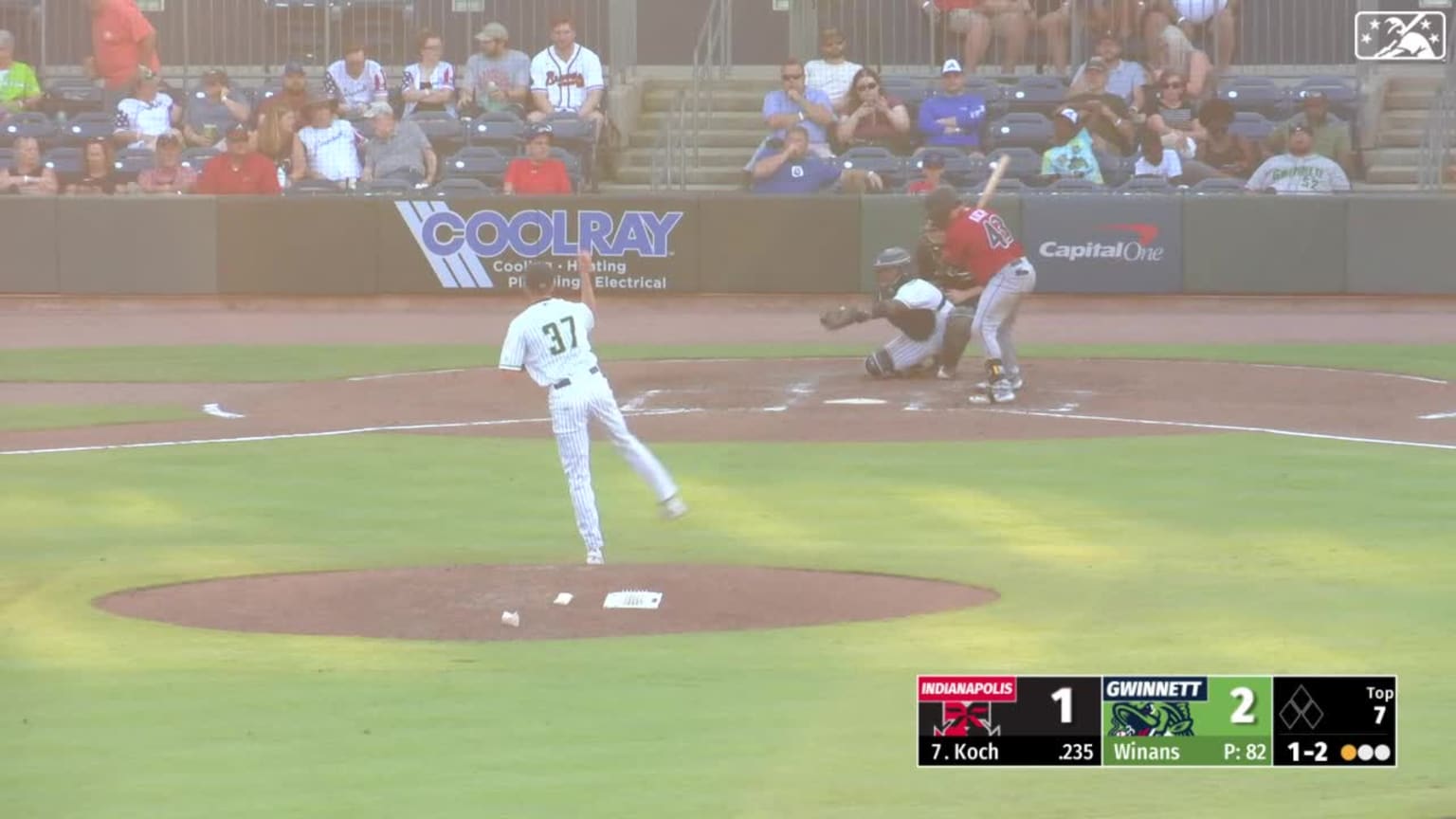 Allan Winans fans 10 batters through seven frames | 08/06/2023 ...