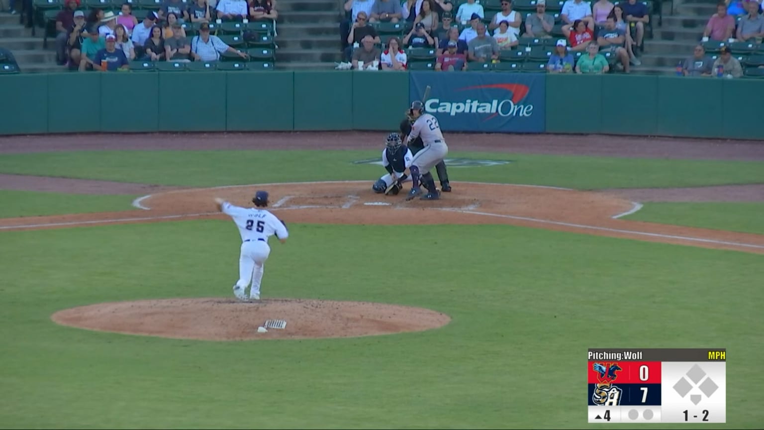 Jackson Wolf racks up seven strikeouts on the night | 06/08/2023 | MLB.com