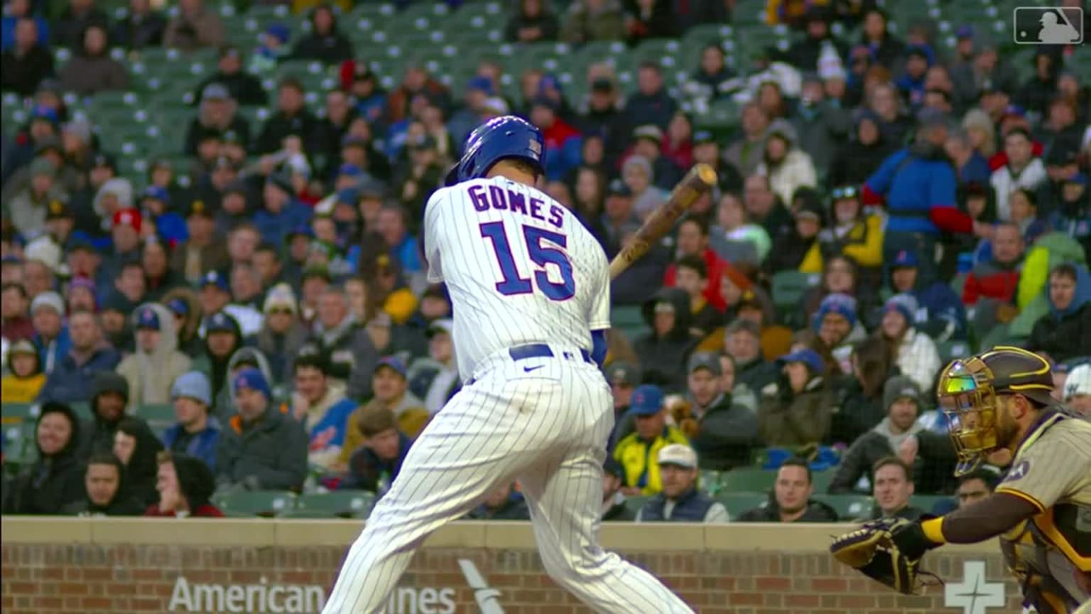 Yan Gomes homers to center field | 04/25/2023 | Chicago Cubs