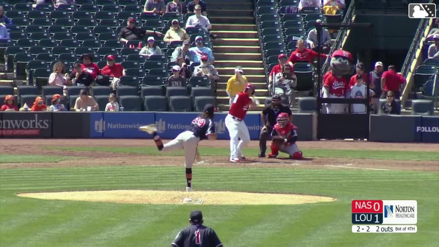 Robert Gasser collects his fifth and final strikeout | 04/24/2024 ...