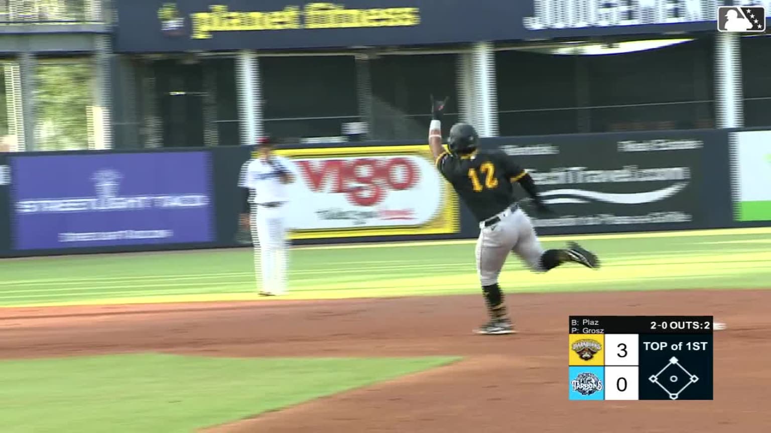 Axiel Plaz's two-run home run | 05/18/2024 | Pittsburgh Pirates