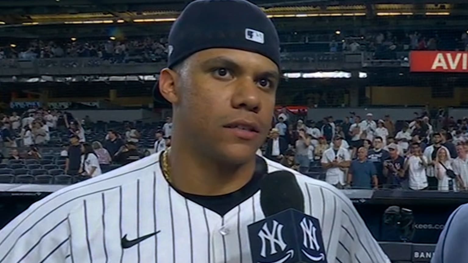 Juan Soto discusses his two-homer game vs. Mariners | 05/22/2024 | New ...