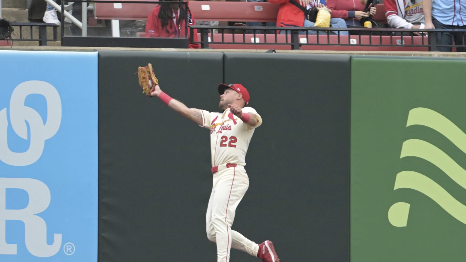 Michael Siani's great leaping grab | 03/29/2025 | St. Louis Cardinals