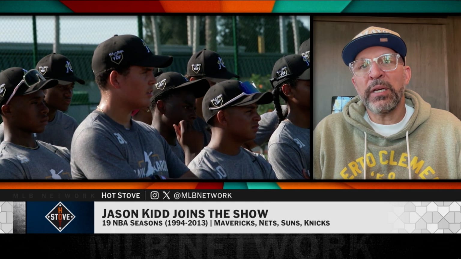 Jason Kidd discusses his love for baseball | 01/15/2026 | MLB.com