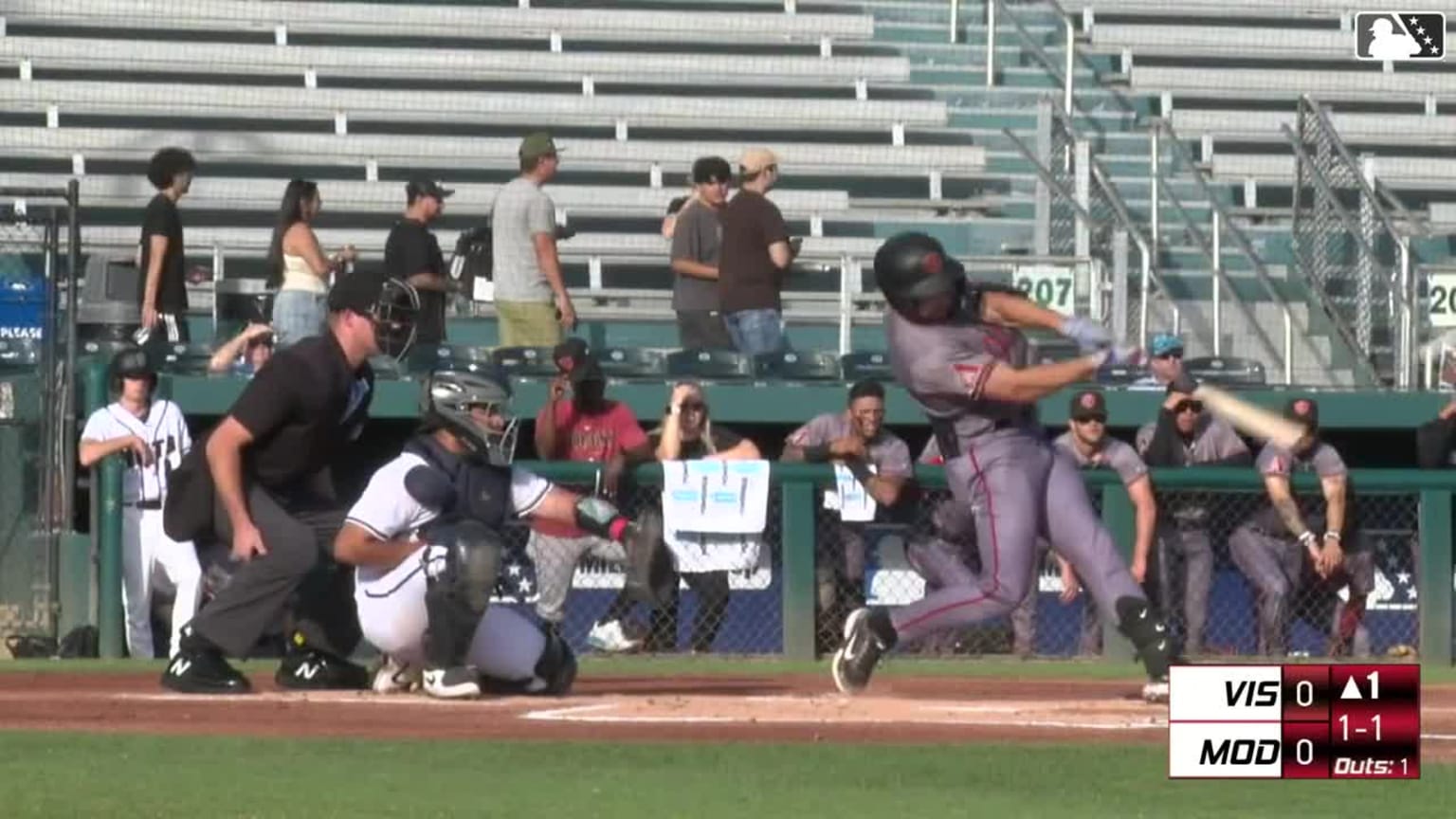 Ryan Waldschmidt's first professional hit | 08/12/2024 | MLB.com