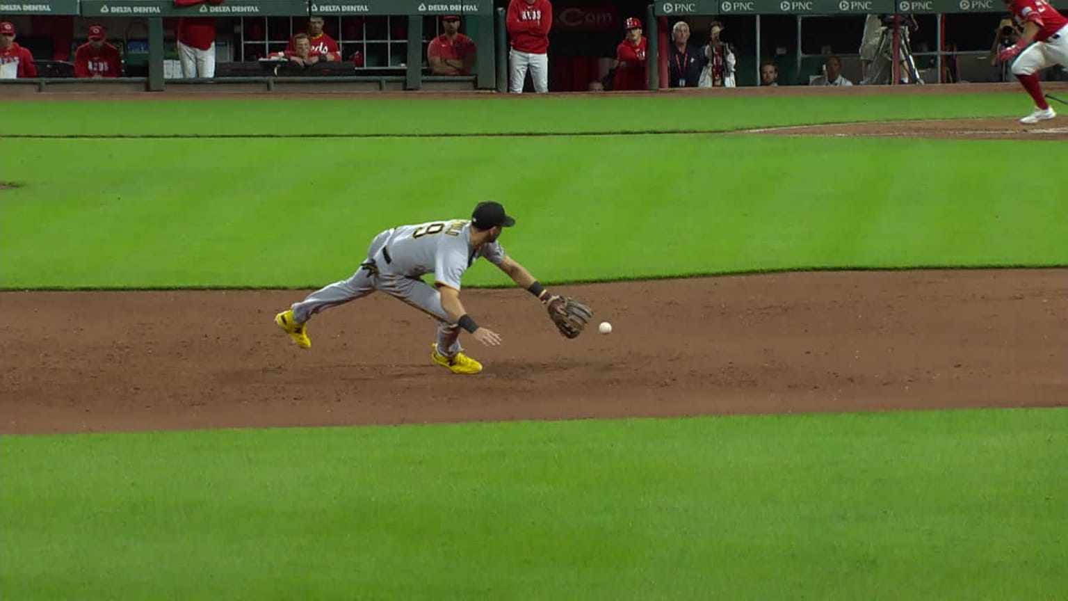 Jared Triolo makes the diving stop at third base | 09/23/2023 ...