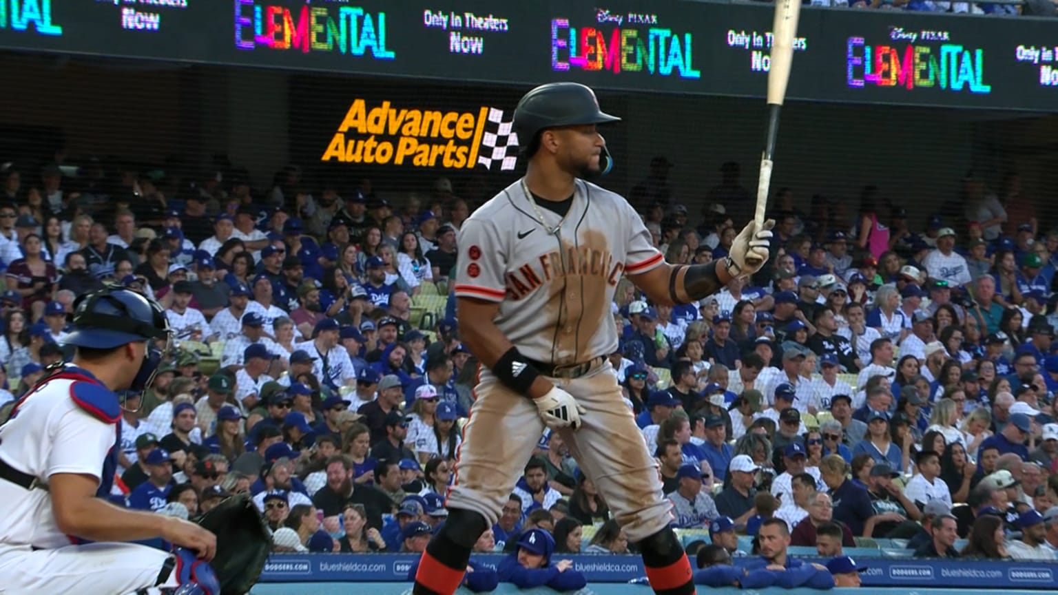 Luis Matos reaches base four times in Giants' win | 06/17/2023 | San ...