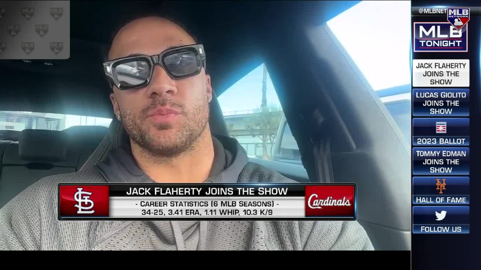 The MLB Tonight crew talks with Jack Flaherty | 01/19/2023 | St. Louis ...