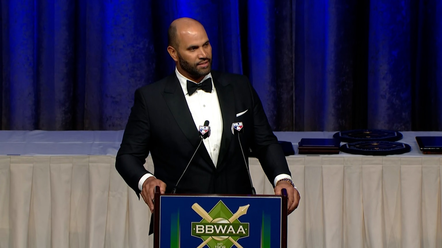 Albert Pujols receives 2023 BBWAA award | 01/29/2023 | St. Louis Cardinals
