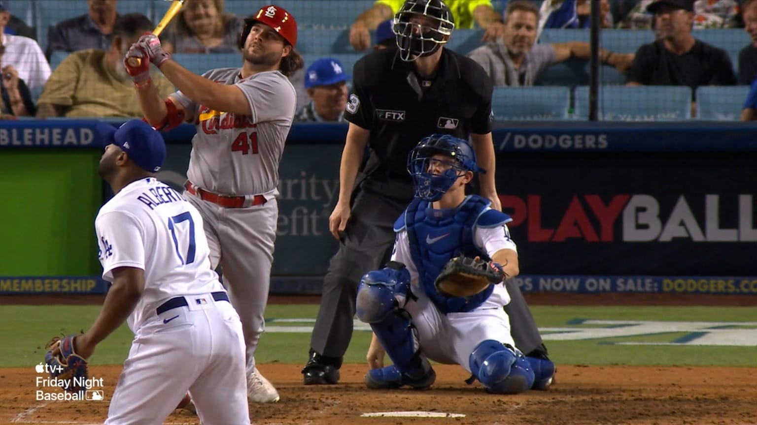 Alec Burleson crushes a solo home run to right field | 09/23/2022 | St ...