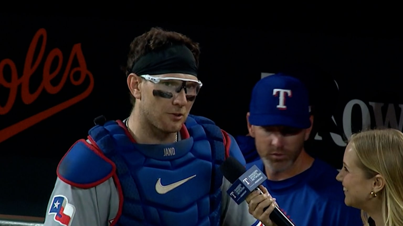 Danny Jansen discusses his big game vs. O's | 03/31/2026 | Texas Rangers
