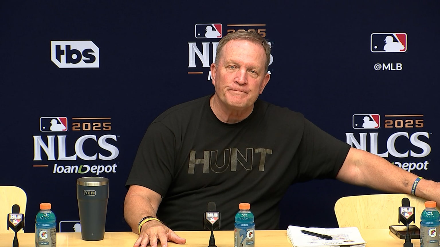 Pat Murphy on his belief in his players ahead of NLCS | 10/12/2025 ...
