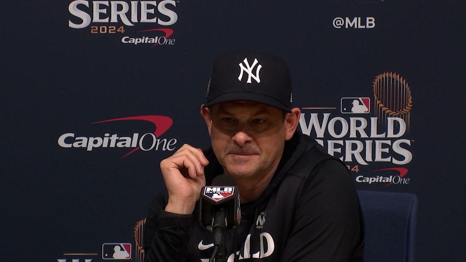 Aaron Boone on the decision to bring in Nestor Cortes | 10/25/2024 ...