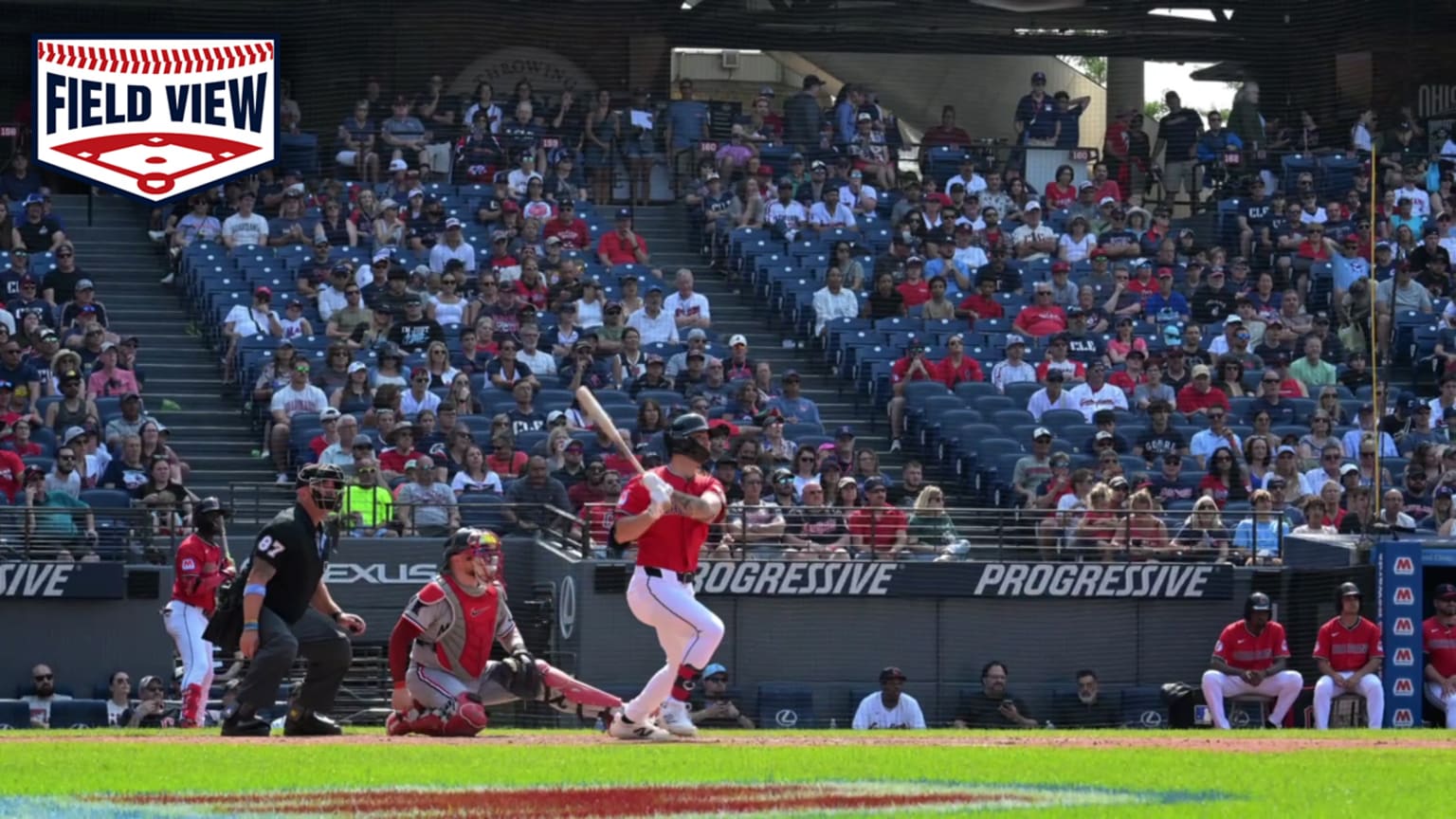 Field View: CJ Kayfus picks up his first career hit | 08/03/2025 ...
