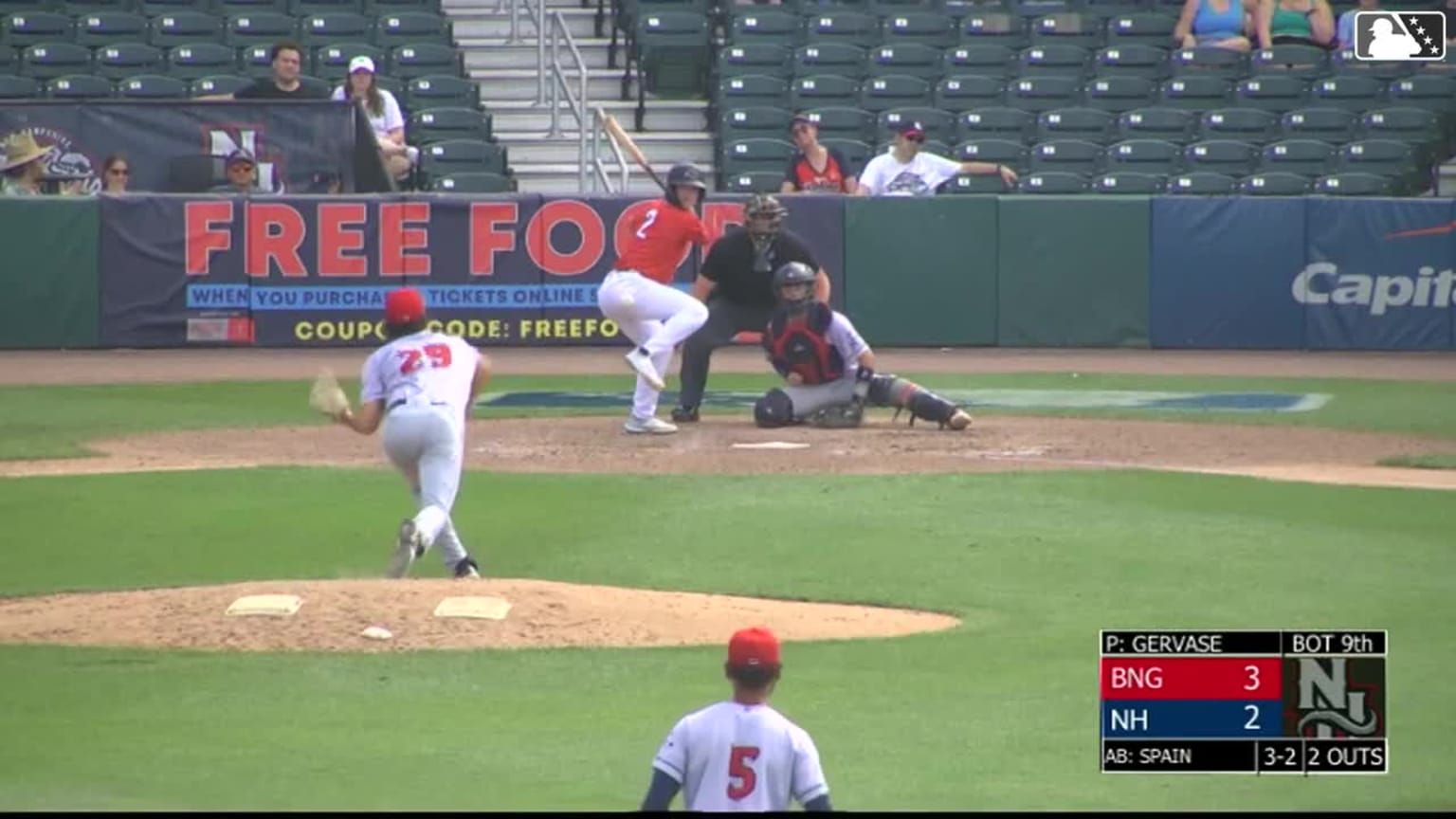 Paul Gervase's fourth K over two perfect innings | 07/15/2024 | New ...