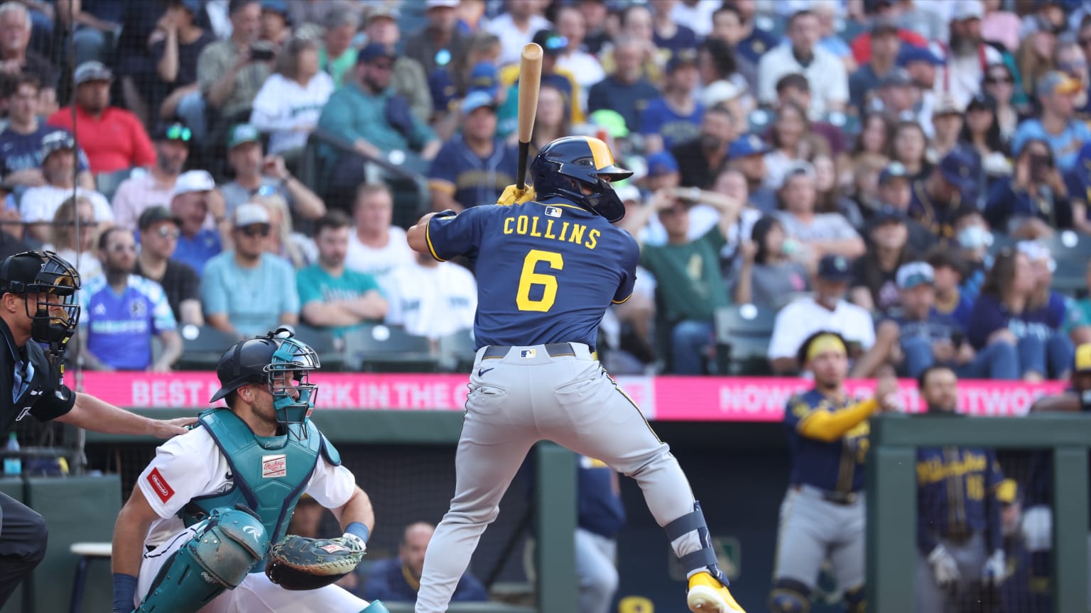 Isaac Collins' RBI single | 07/21/2025 | Milwaukee Brewers