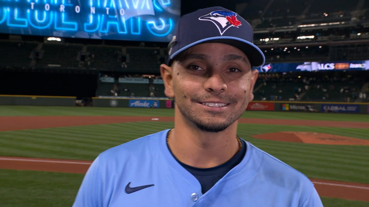 Andrés Giménez on the Blue Jays executing on offense | 10/15/2025 | MLB.com