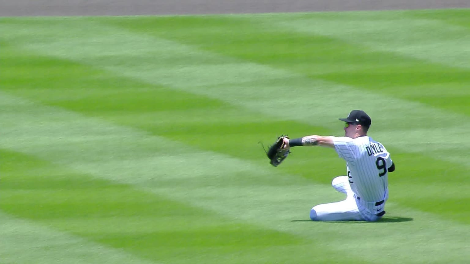 Brenton Doyle makes a nice sliding catch in the 3rd | 07/02/2023 ...