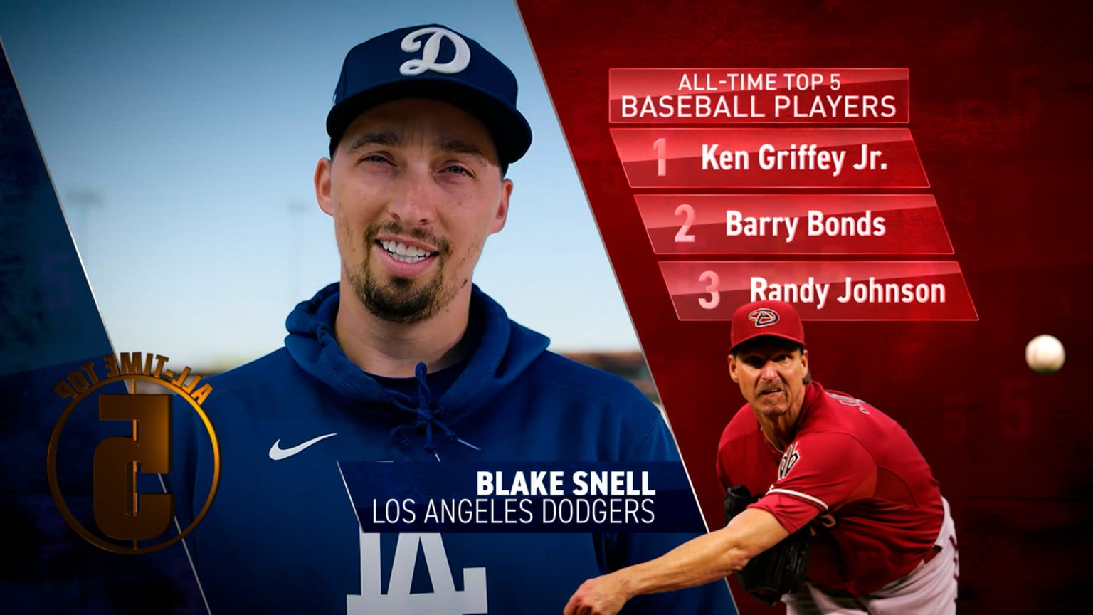 Blake Snell's All-Time Top 5 Players and Rappers | 05/31/2025 | MLB.com