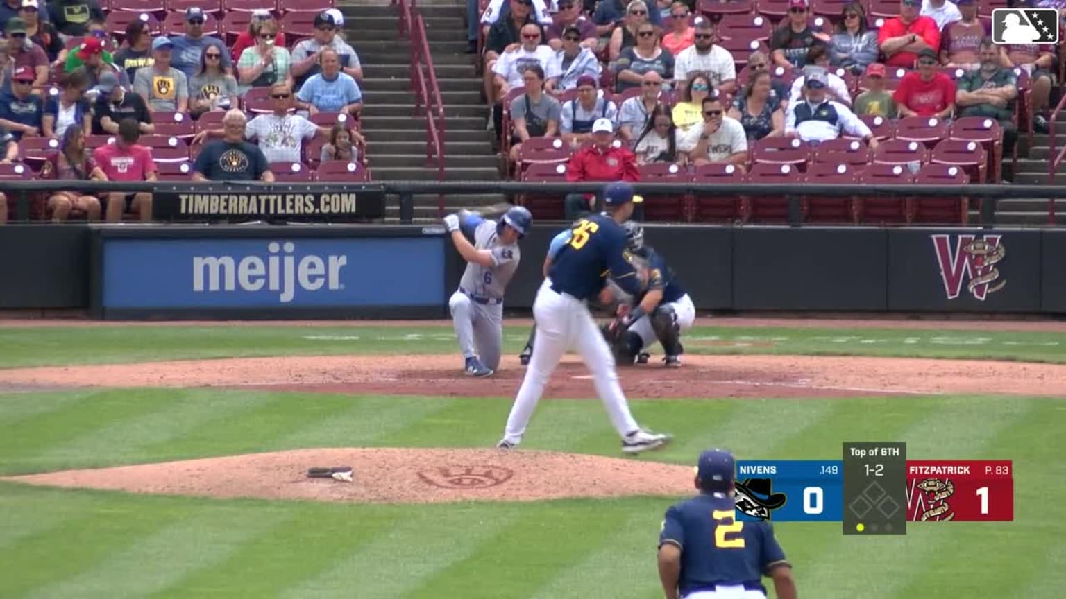 Brian Fitzpatrick's 5th strikeout | 06/10/2024 | Milwaukee Brewers