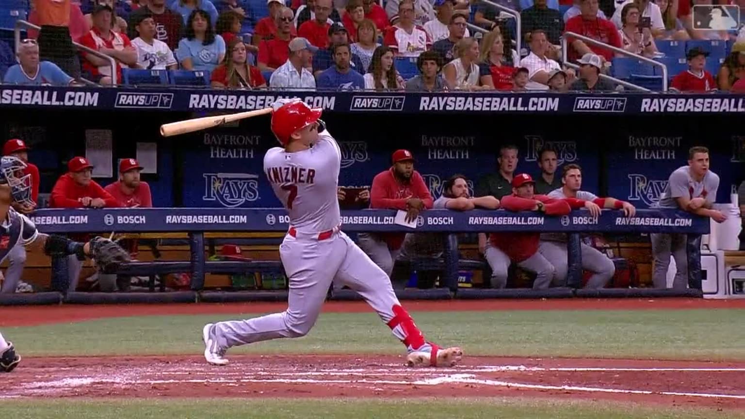 Andrew Knizner slugs a two-run homer to left-center | 08/10/2023 | St ...