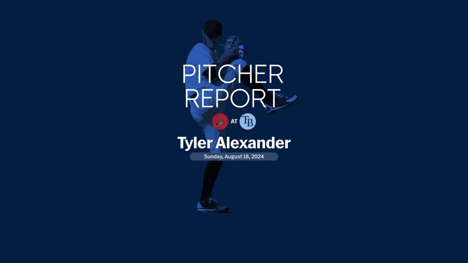Tyler Alexander's outing against the D-backs | 08/18/2024 | Tampa Bay Rays