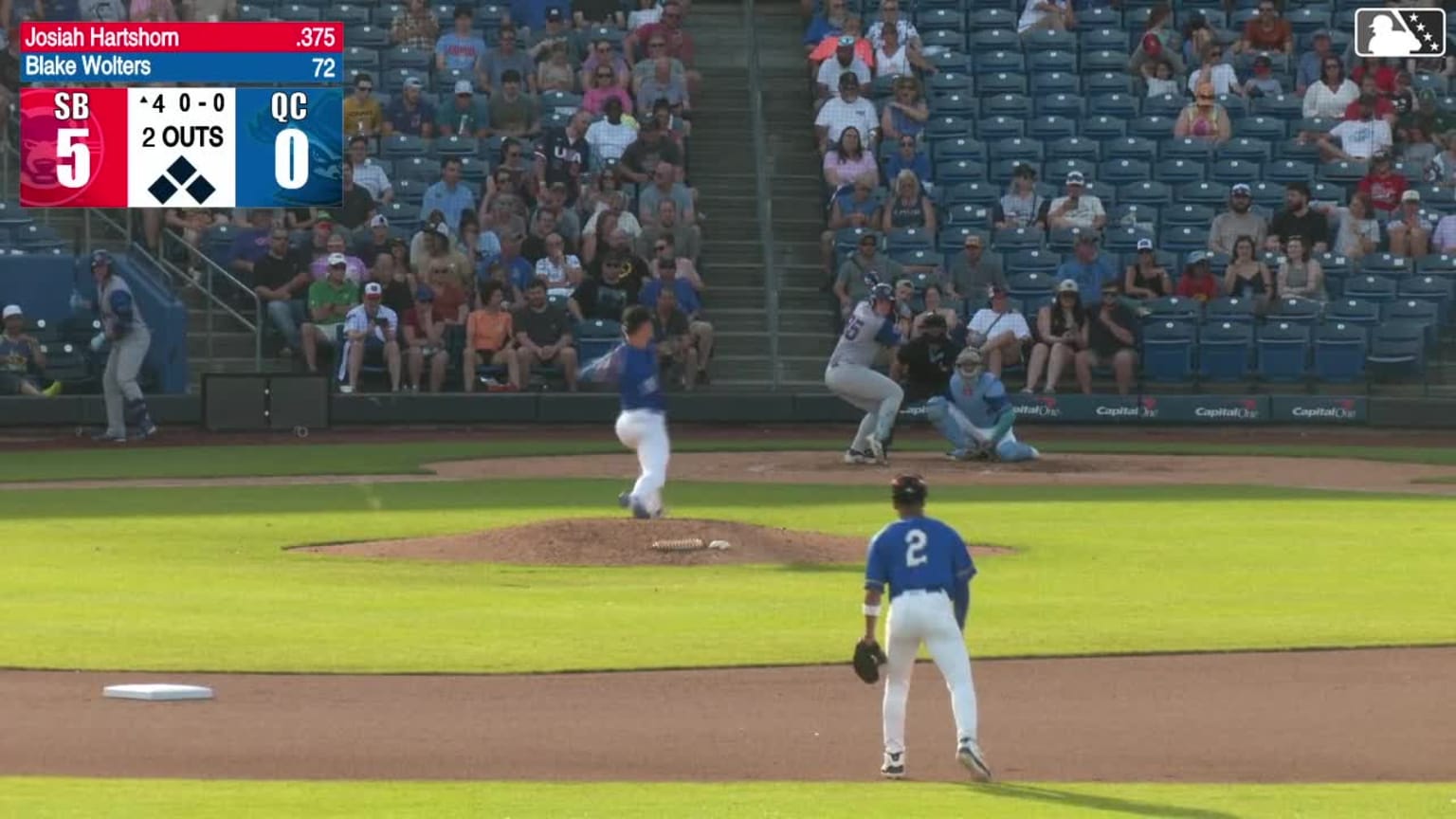 Josiah Hartshorn homers (4) on a fly ball to left field. | 06/06/2026 ...