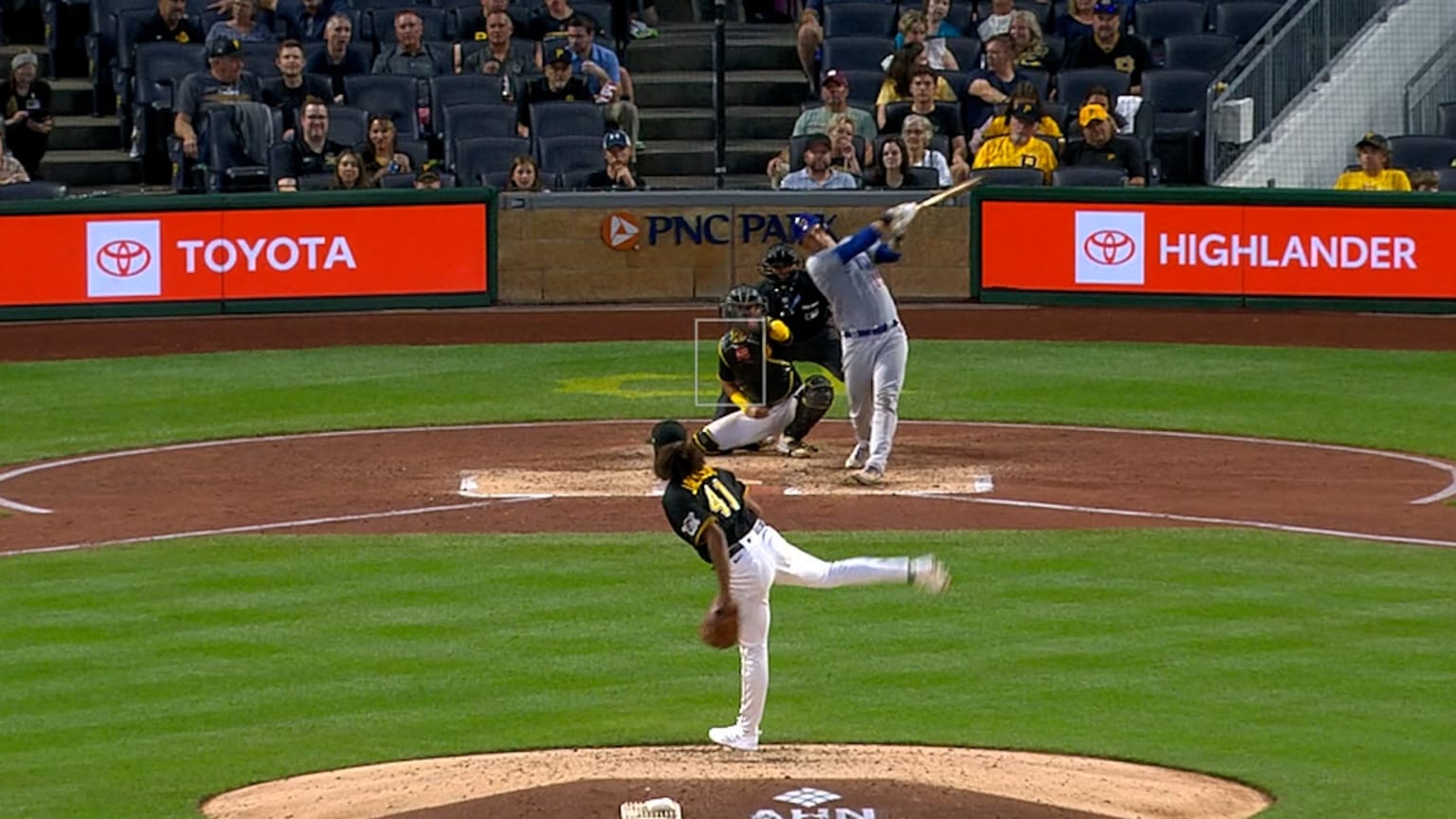 Andre Jackson whiffs Yan Gomes on a foul tip | 08/24/2023 | Pittsburgh ...