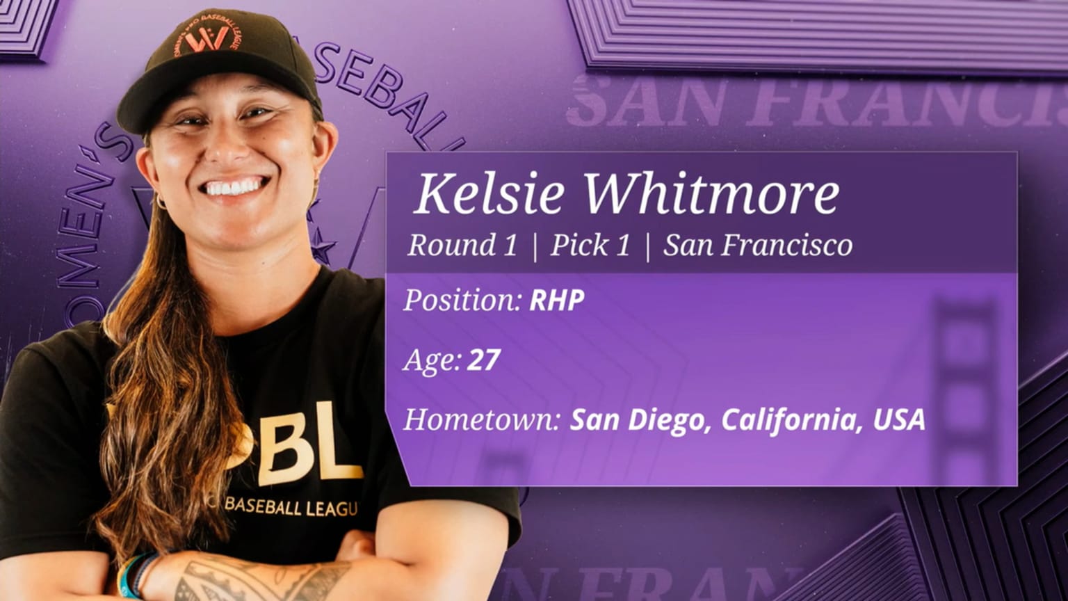 Kelsie Whitmore picked first overall in WPBL draft | 11/21/2025 | MLB.com