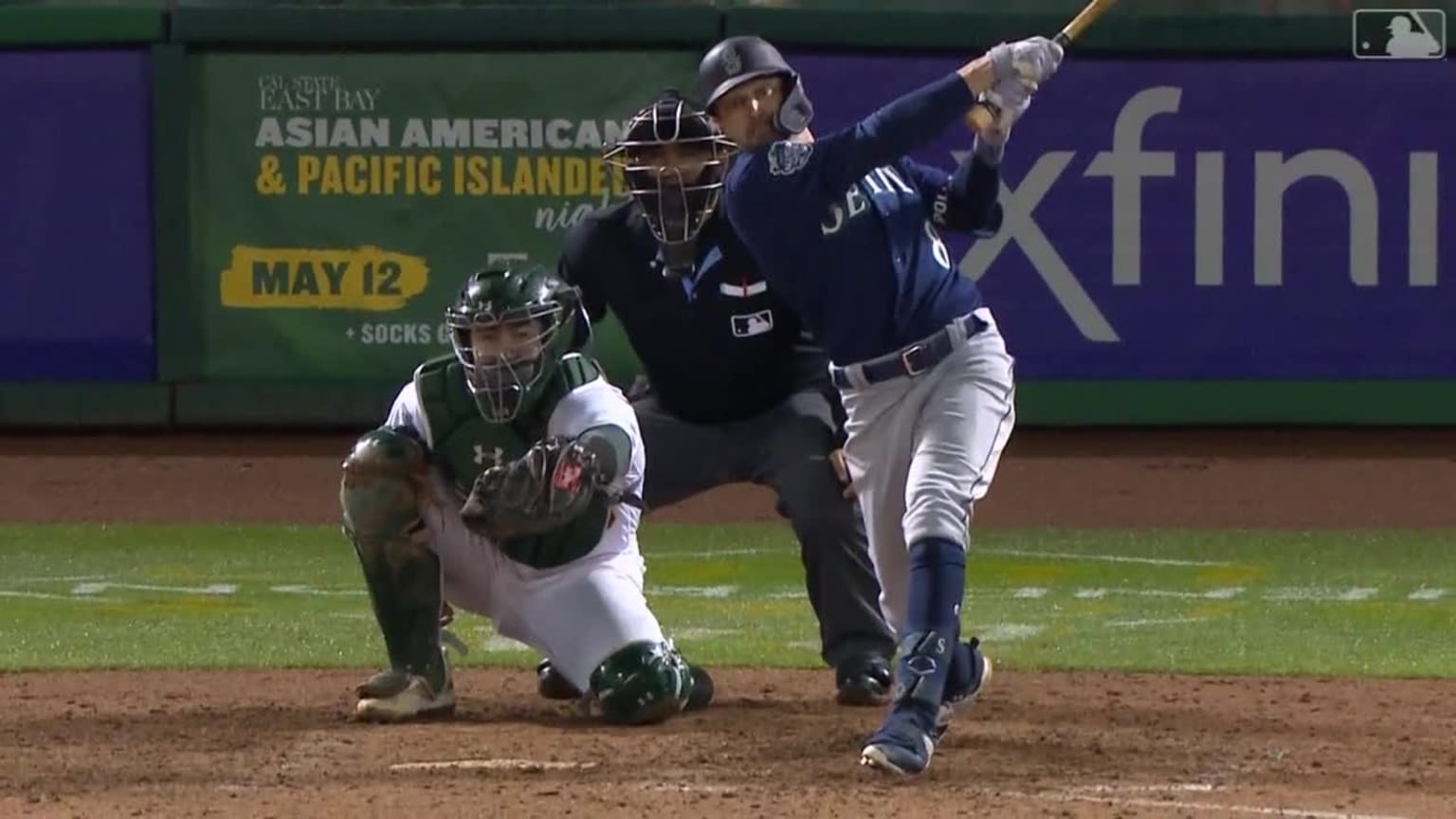 AJ Pollock belts a solo home run to center field | 05/03/2023 | Seattle Mariners