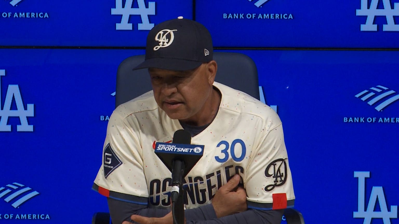 Dave Roberts on nine-run 1st, Yamamoto's start in win | 06/06/2026 ...