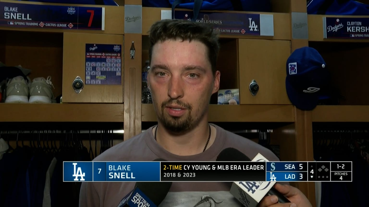 Blake Snell discusses making his spring debut | 02/25/2025 | Los Angeles Dodgers