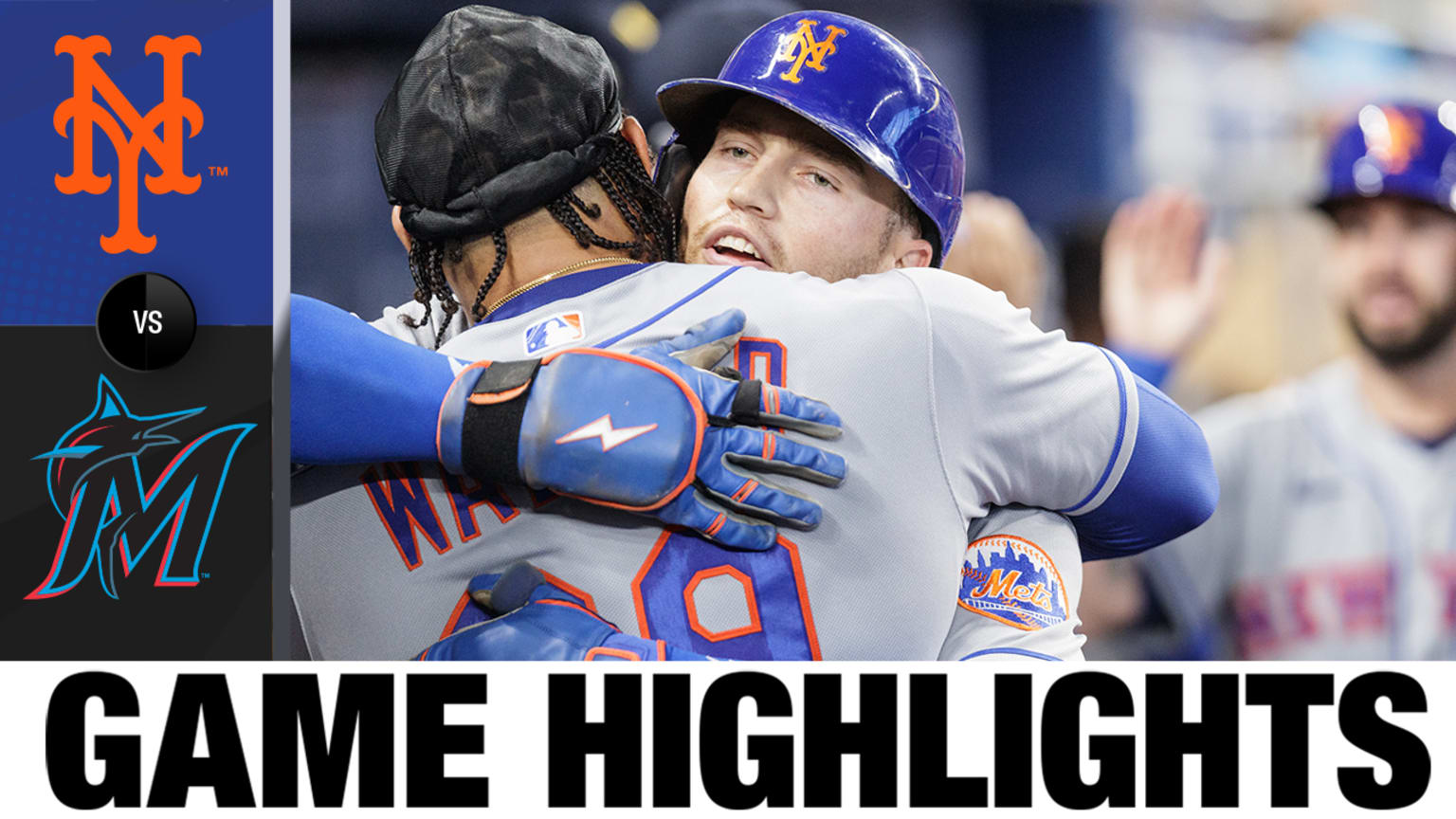Mets slug three homers to top the Marlins, 9-3 | 09/11/2022 | New York Mets