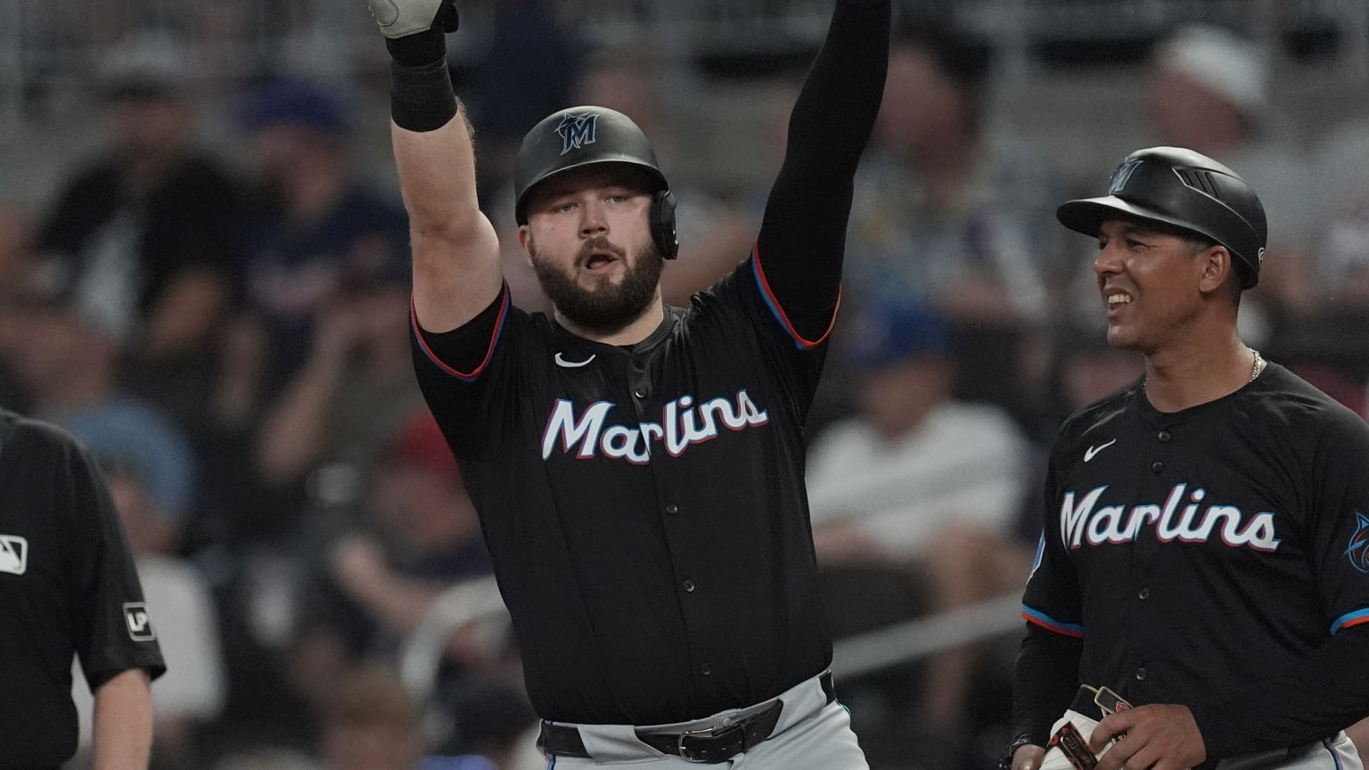 Jake Burger's RBI single | 08/01/2024 | Miami Marlins
