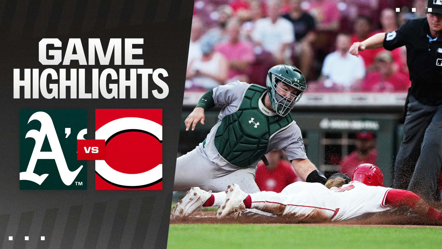 A's vs. Reds Highlights | 08/27/2024 | Cincinnati Reds