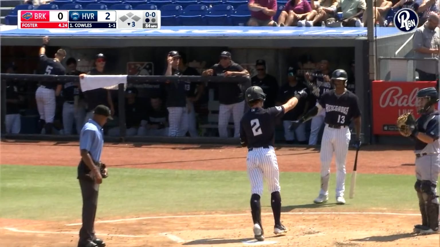 Benjamin Cowles hits a pair of solo home runs | 07/23/2023 | New York Mets