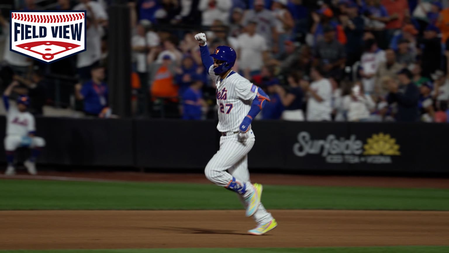 Field View: Mark Vientos' two-run home run | 08/27/2025 | New York Mets