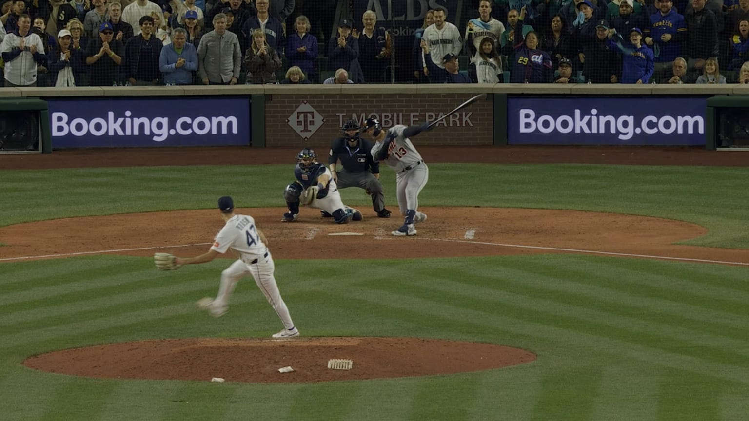 Matt Brash poncha a Dillon Dingler | 04/10/2025 | Los Mariners de Seattle