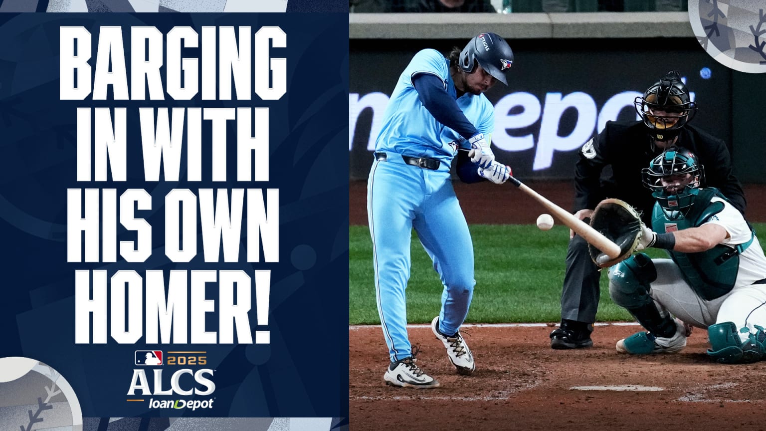 Addison Barger's solo home run | 10/15/2025 | Toronto Blue Jays