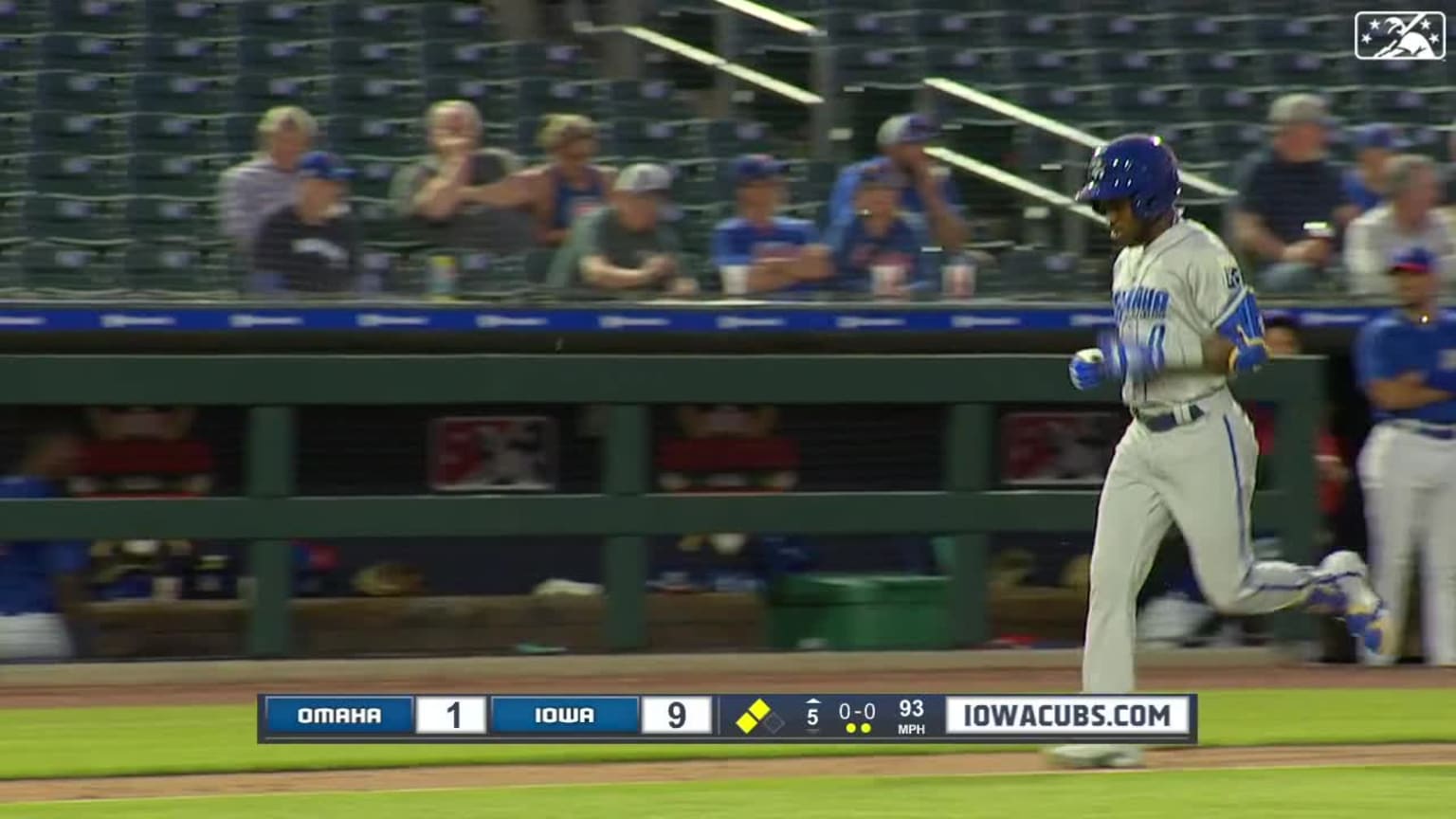 Samad Taylor swats a home run in the 5th inning | 04/12/2023 | Kansas ...