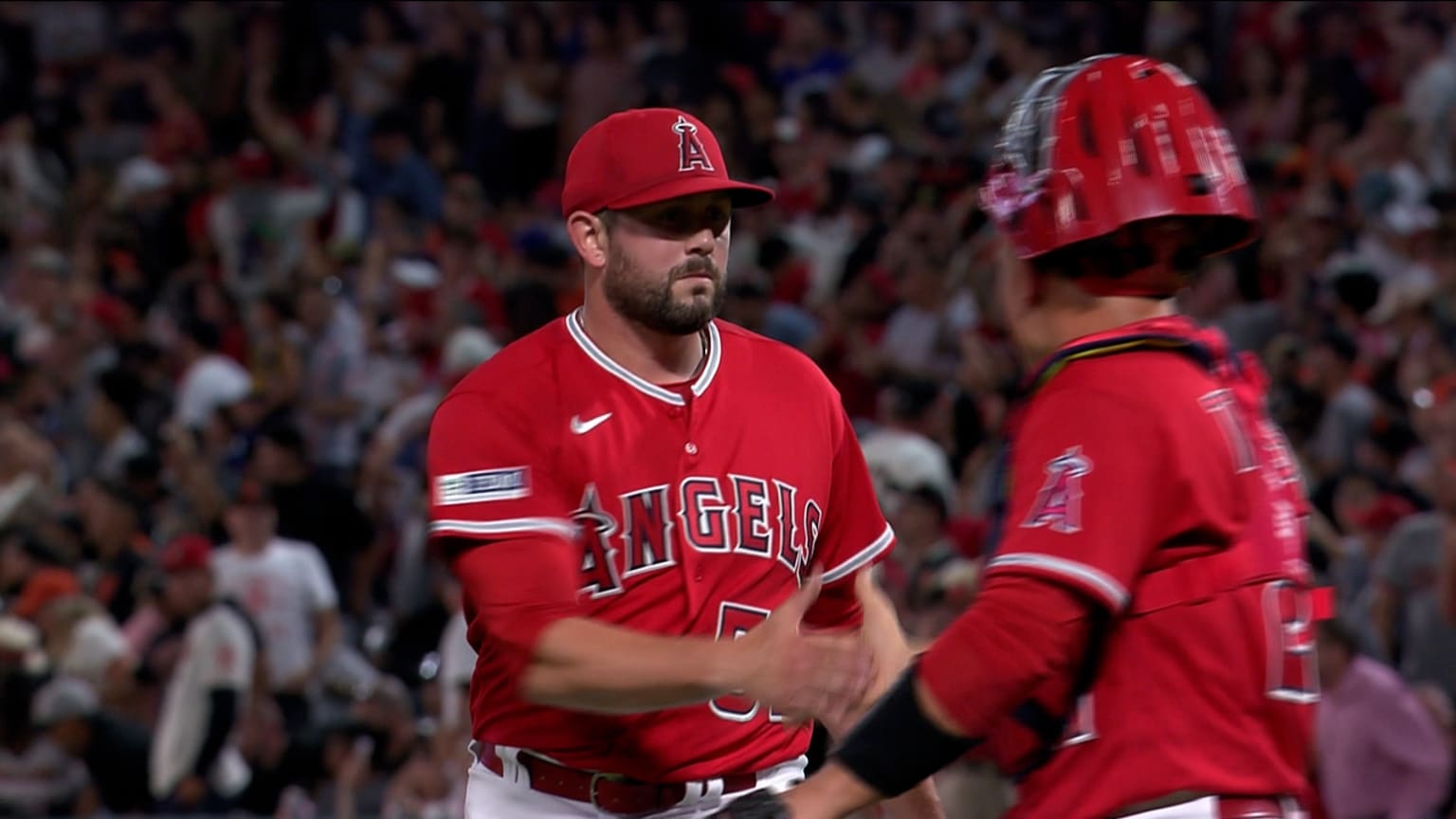 Dominic Leone earns the save in the Angels' 7-5 win | 08/08/2023 | Los ...