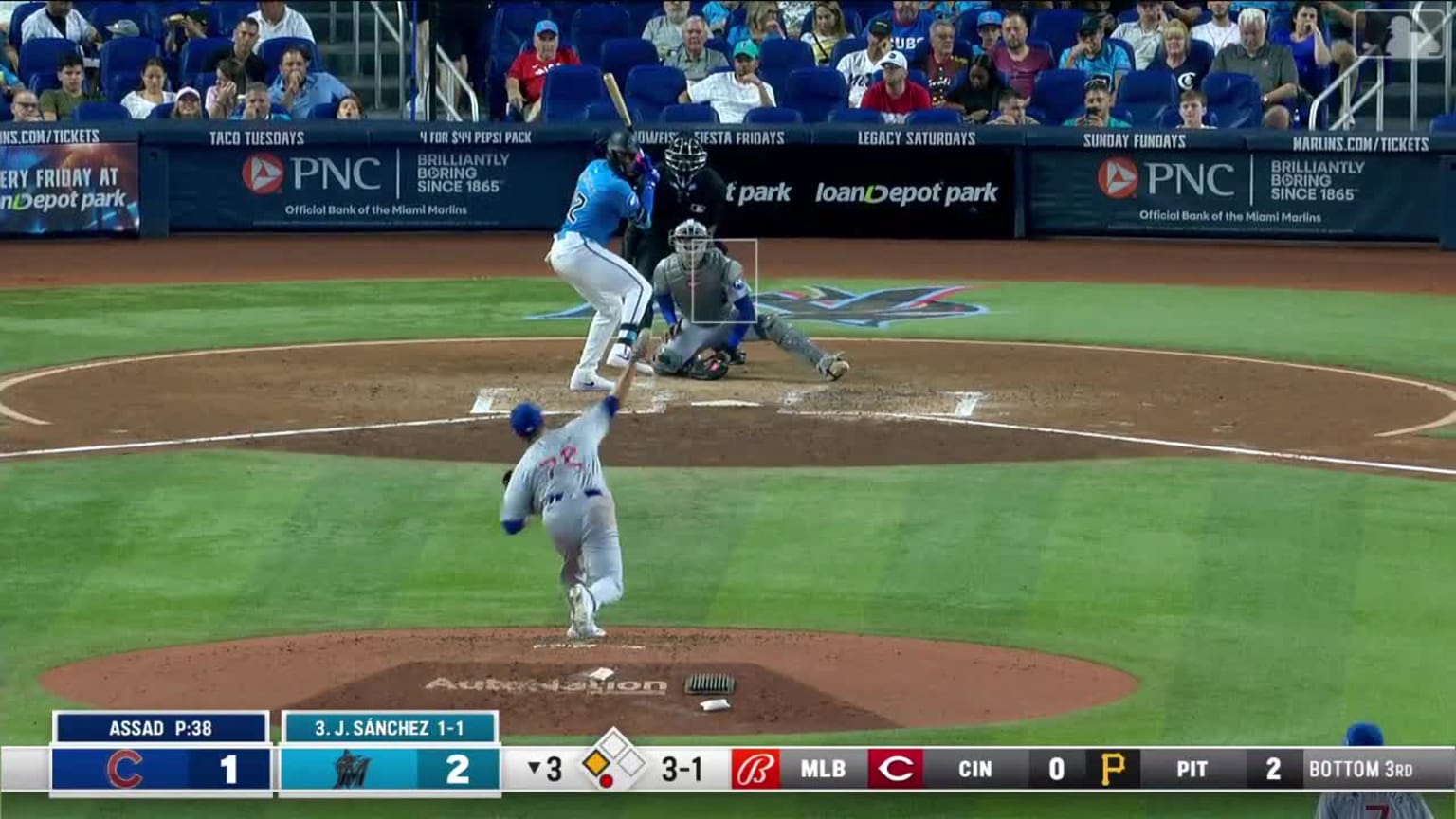 Jesús Sánchez's RBI fielder's choice | 08/25/2024 | Miami Marlins